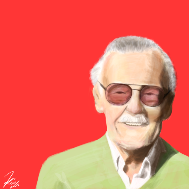drawing Stan Lee - ibisPaint