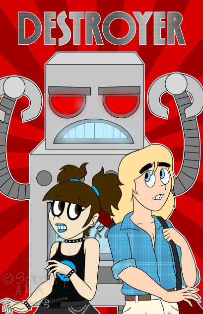 Destroyer The Robot Cover Art - ibisPaint