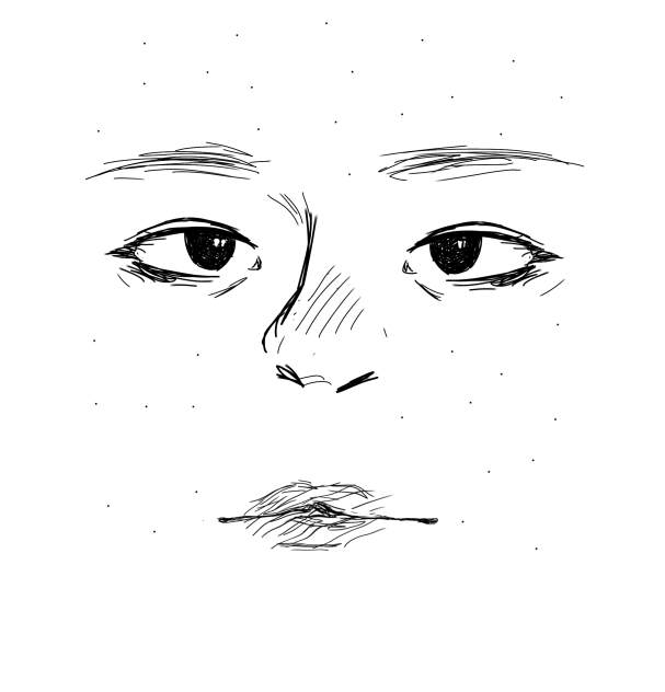 I tried drawing my irl face - ibisPaint