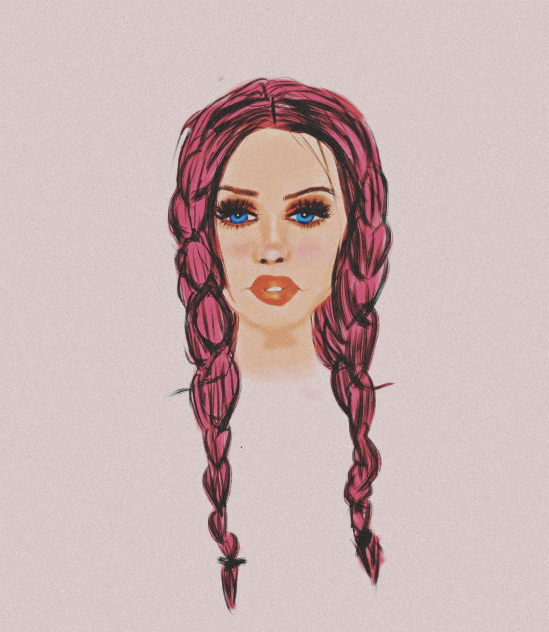 sketch with color speed paint - ibisPaint