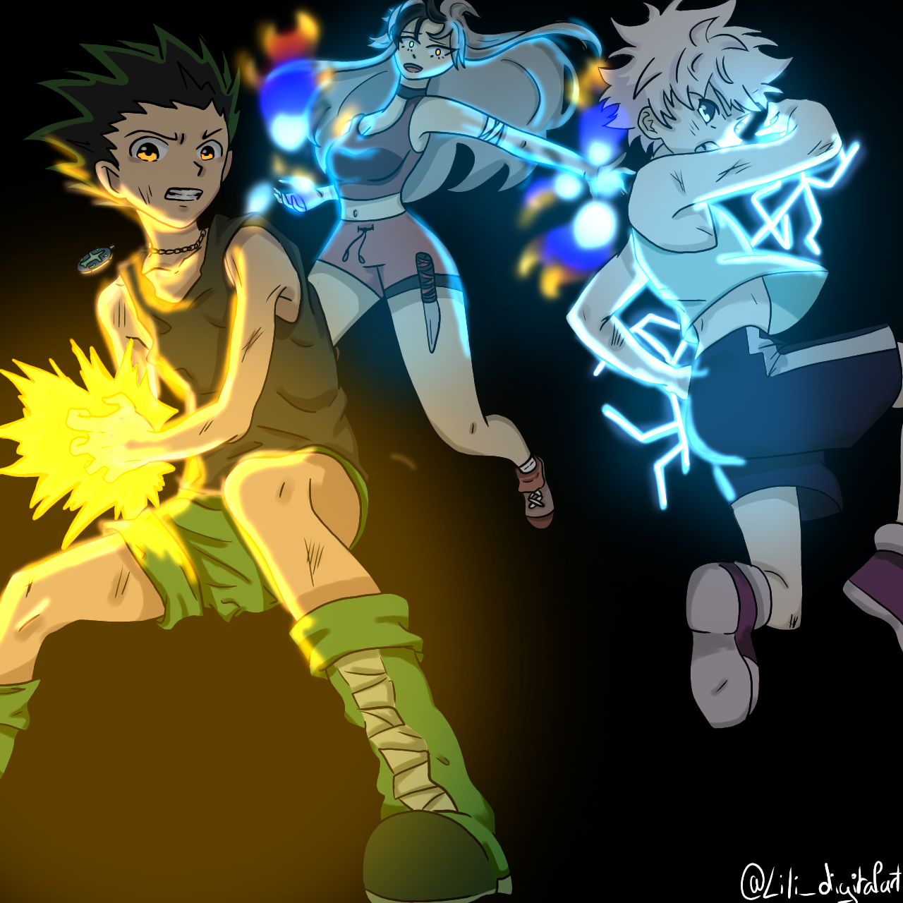 Gon, Kirua and Yuki - ibisPaint