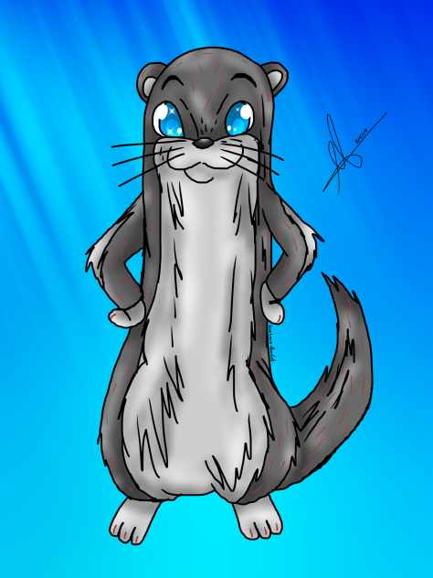 Malasia the otter - ibisPaint