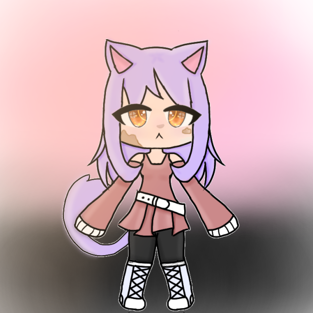 Kawii catgirl - ibisPaint