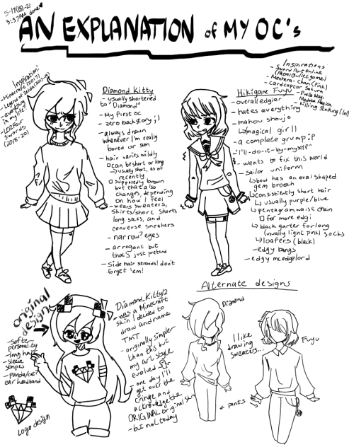 my 2 original characters - ibisPaint