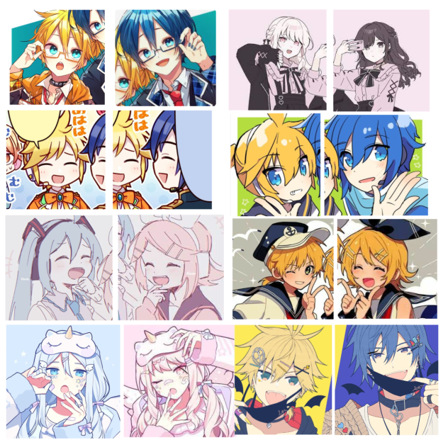 More matching pfps for me and my bff - ibisPaint