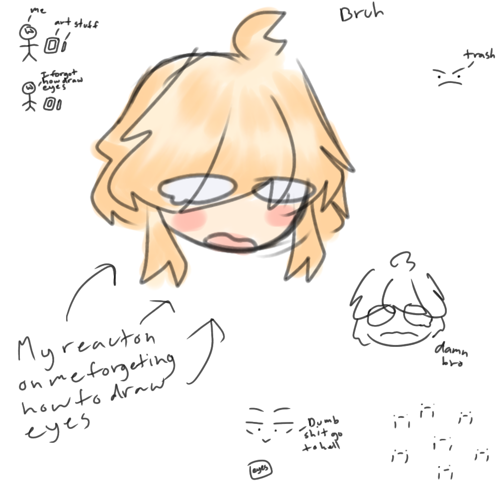 Me forgor how 2 draw iyes ;-; - ibisPaint