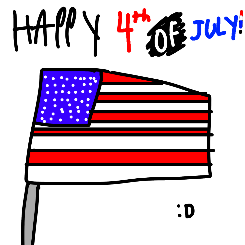 Happy fourth of july! - ibisPaint