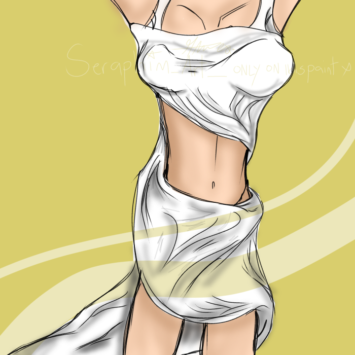 Woman in the desert - ibisPaint