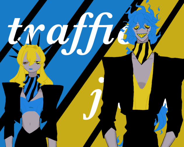 traffic jam - ibisPaint