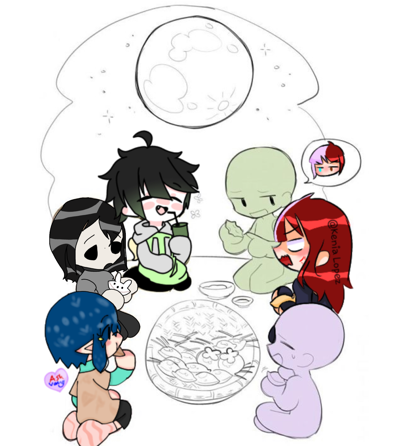 Dinner collab thingy - ibisPaint