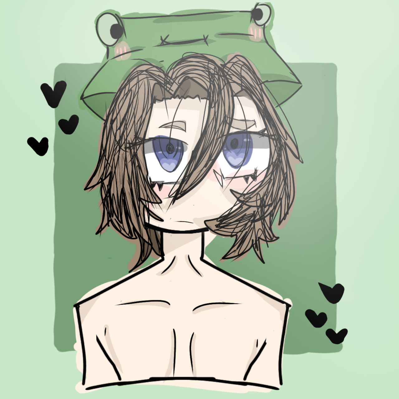 Jake in frog hat 🐸🧢 - ibisPaint