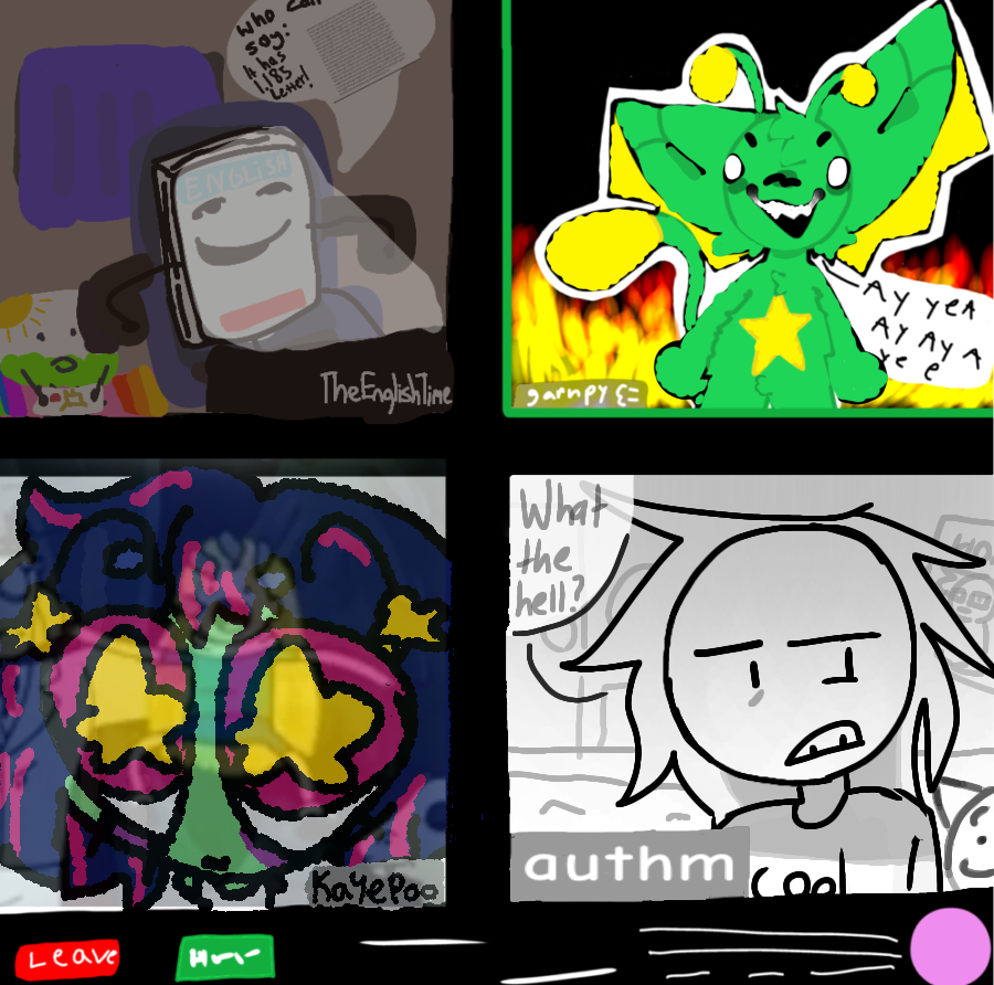 awkward zoom call - ibisPaint