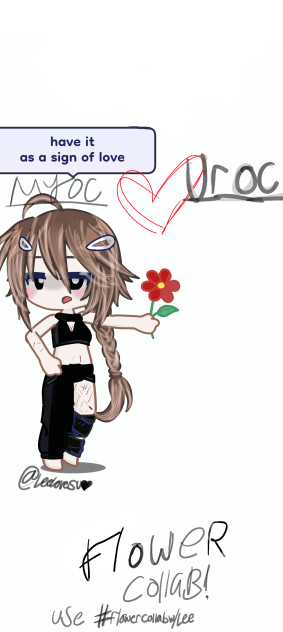 flower collab - ibisPaint