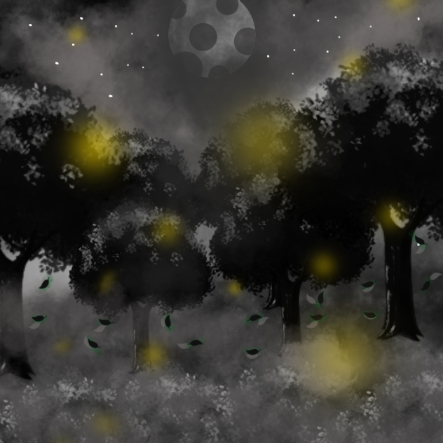 Midnight forest - ibisPaint