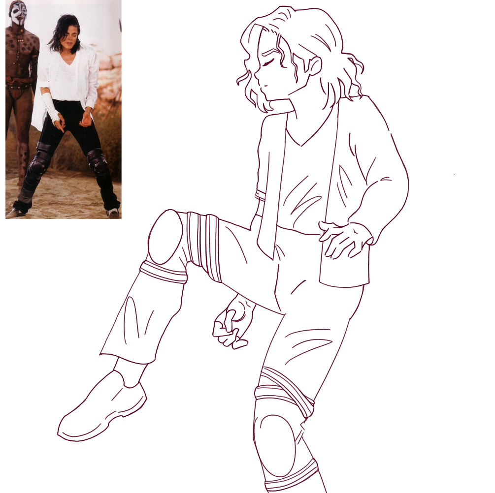 MJ Black Or White - ibisPaint