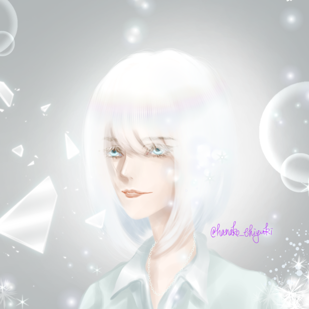 “白”-white(drawing for my original series - ibisPaint