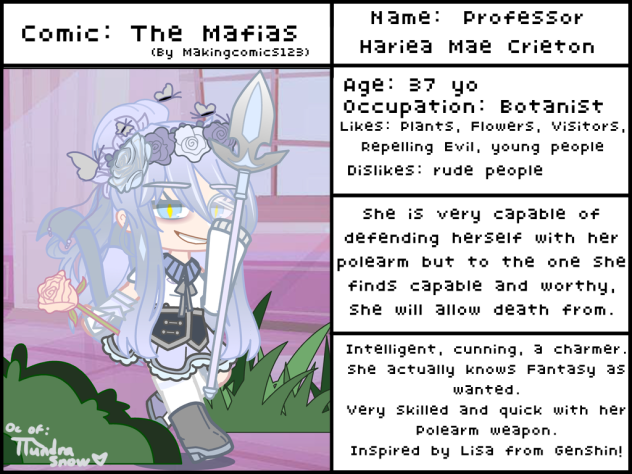 Oc entry for Makingcomics123~ - ibisPaint