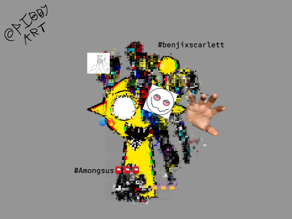 Corrupted Simon - ibisPaint