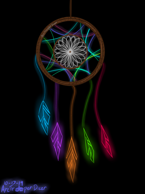 Neon Catcher - Speedpaint - ibisPaint