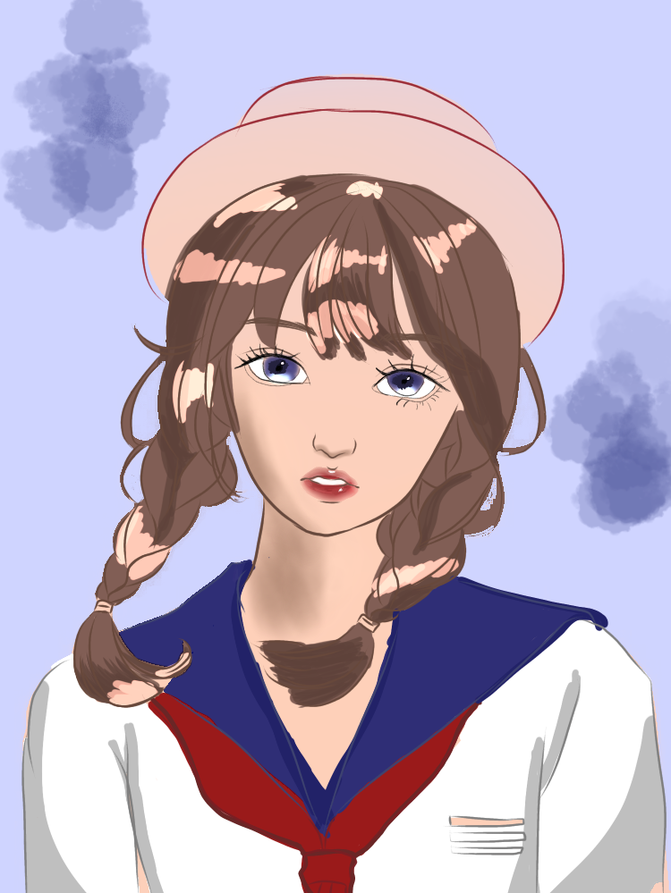 Korean School Girl - ibisPaint