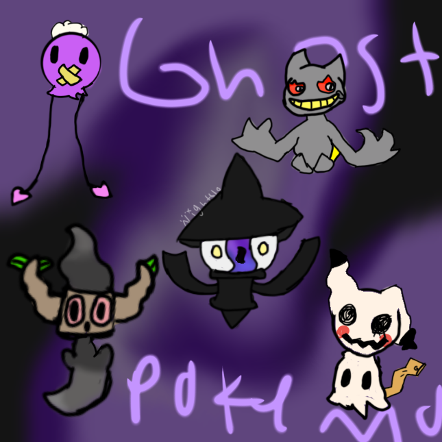 Some Ghost Pokémon - ibisPaint