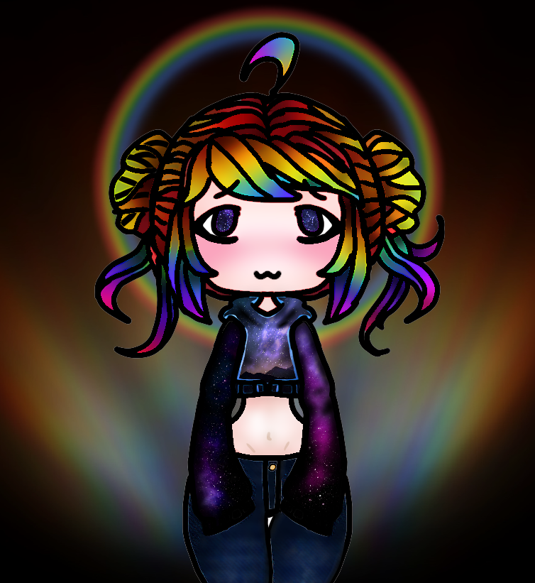 Rainbow Chibi - ibisPaint