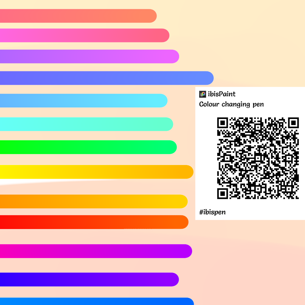 Colour changing pen - ibisPaint