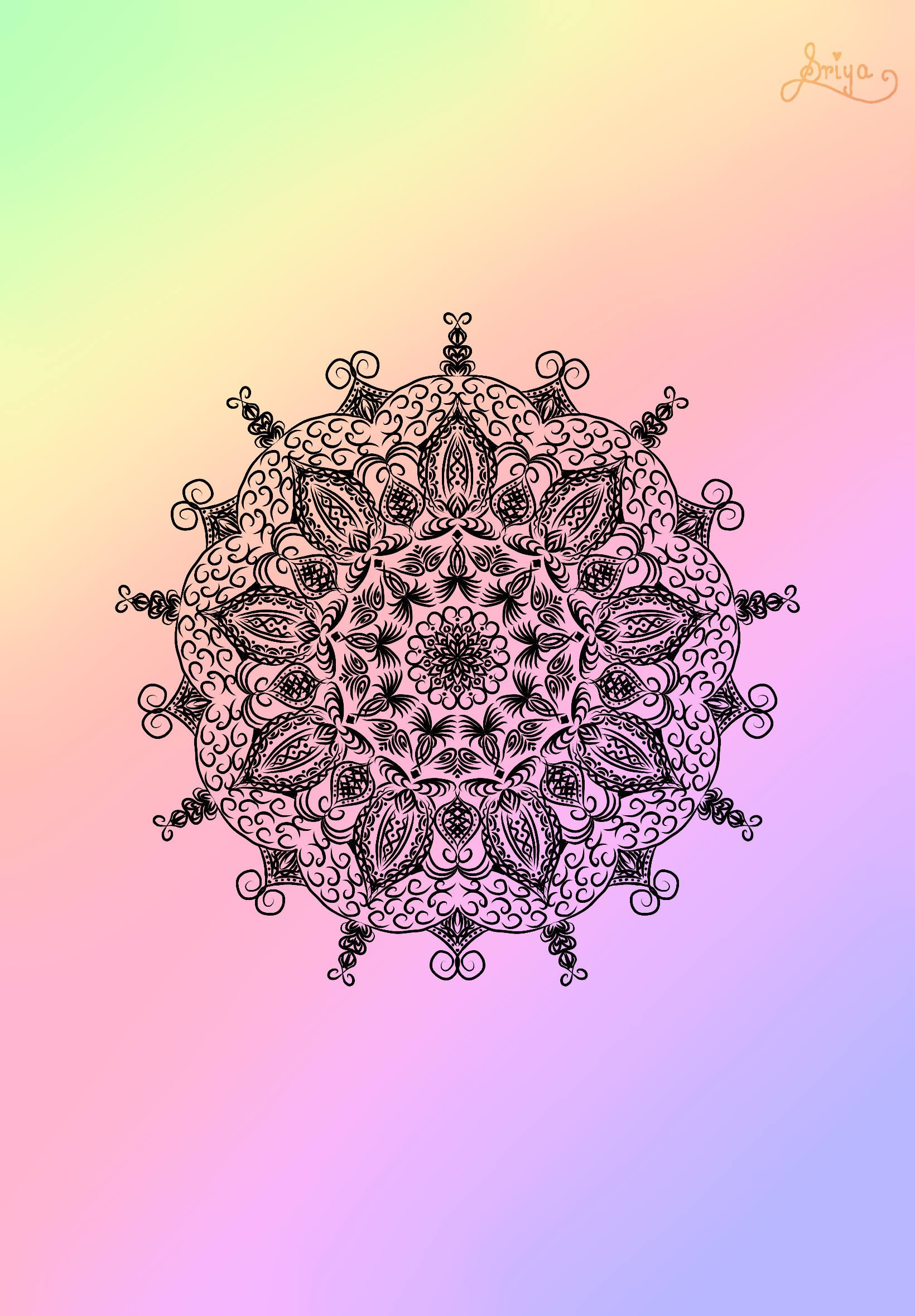 Mandala Art 🎨20 - ibisPaint