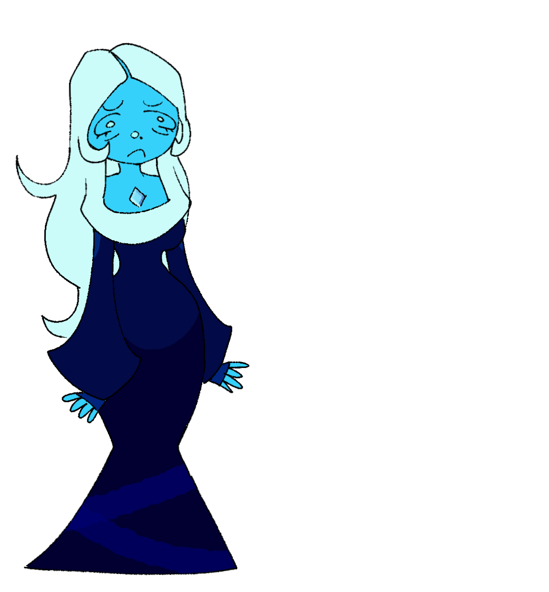 Blue diamond - ibisPaint