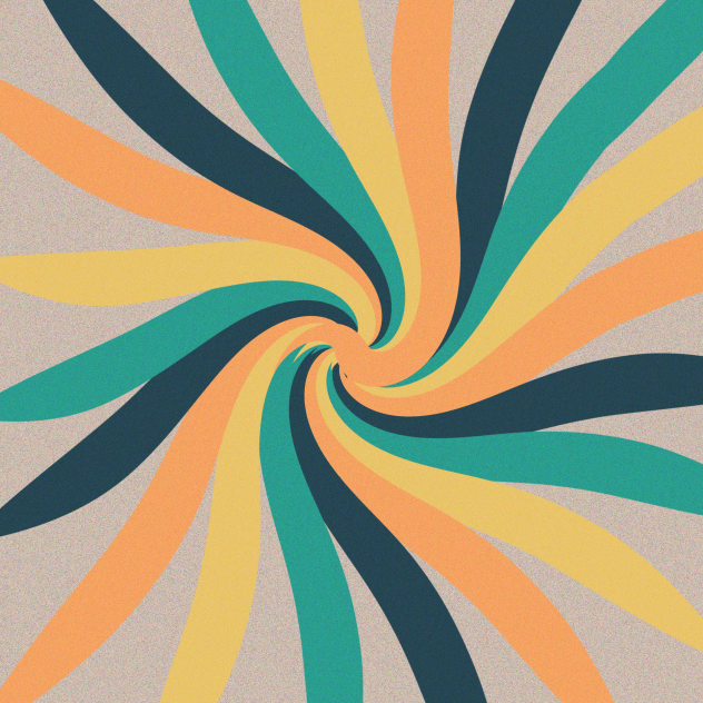 Wavy Retro Pattern - ibisPaint