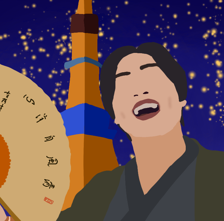 Matcha Samurai in the new style - ibisPaint