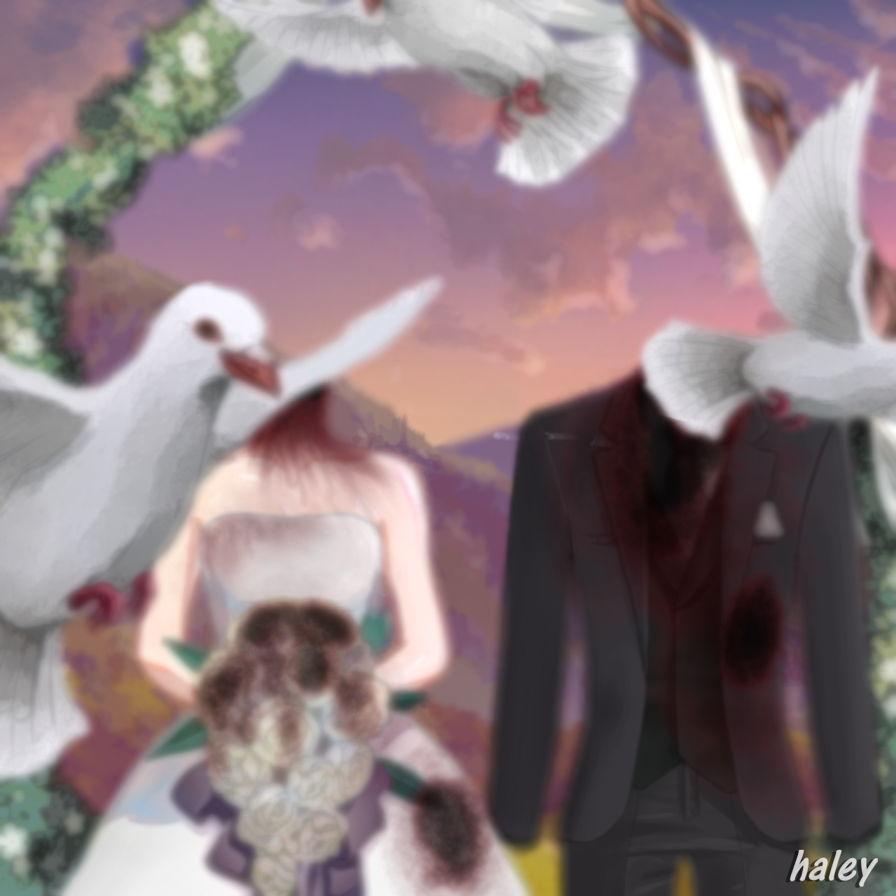 Bloody wedding 🩸 - ibisPaint