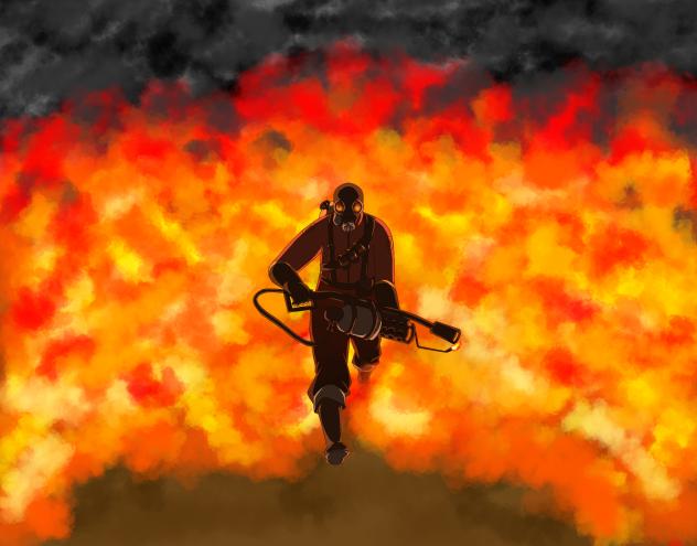 TF2 Pyro - ibisPaint