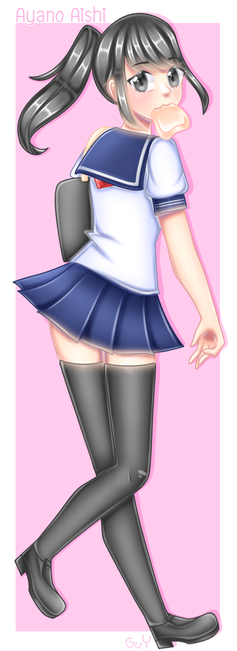 Ayano Aishi [Fanart] - ibisPaint