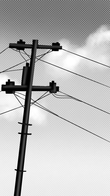 electricity pole - ibisPaint