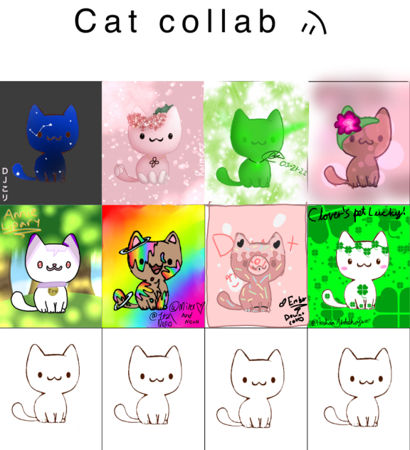 Cat Collab! - ibisPaint