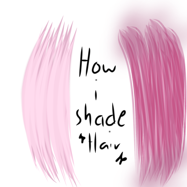 My 2 types of hair shading - ibisPaint