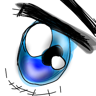Dessin d' œil créer sur ibis paint X. - ibisPaint