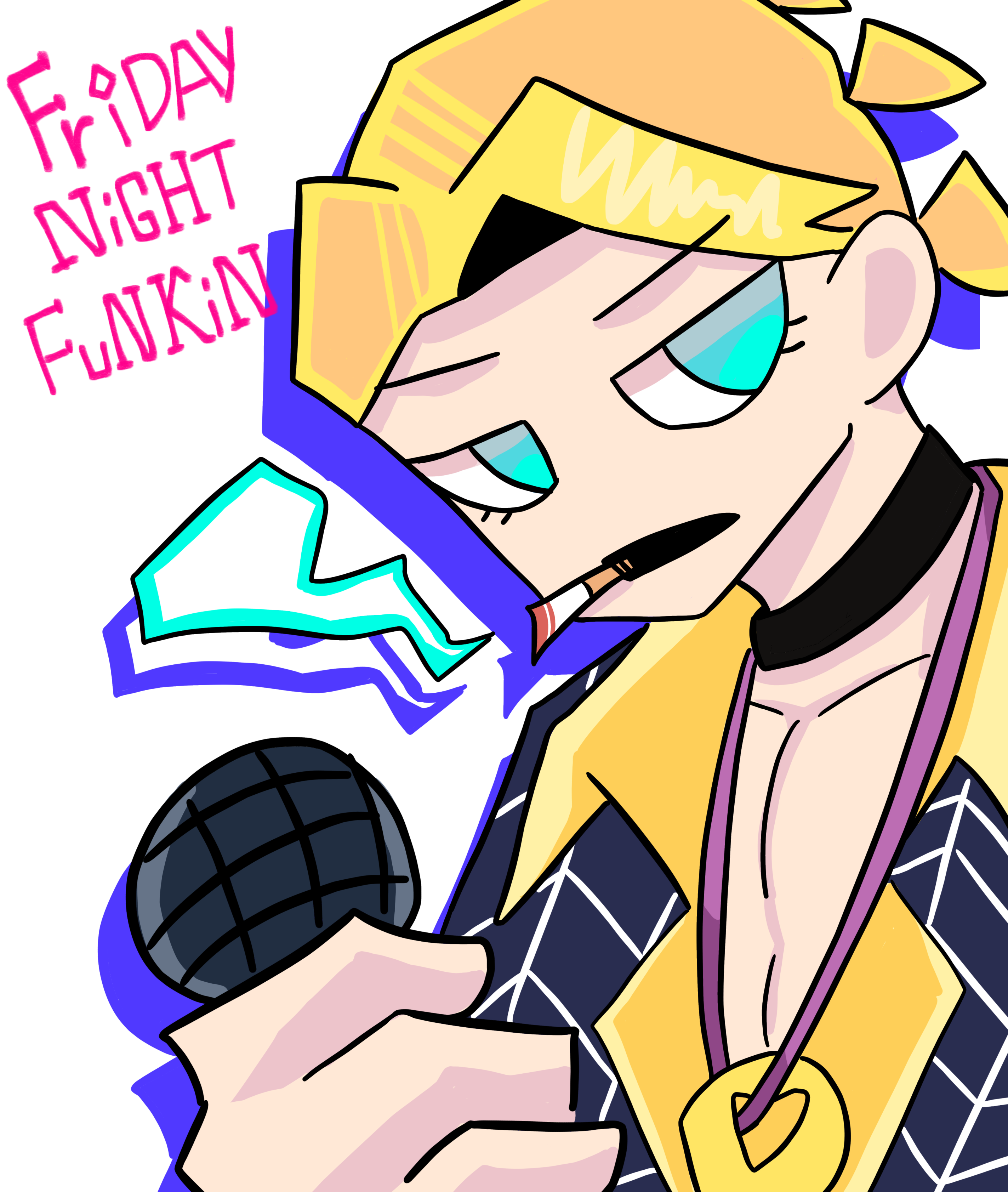 FNF&jojo(Prosciutto) - ibisPaint