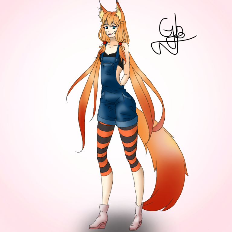 Skylar (OC) Fox Girl - ibisPaint