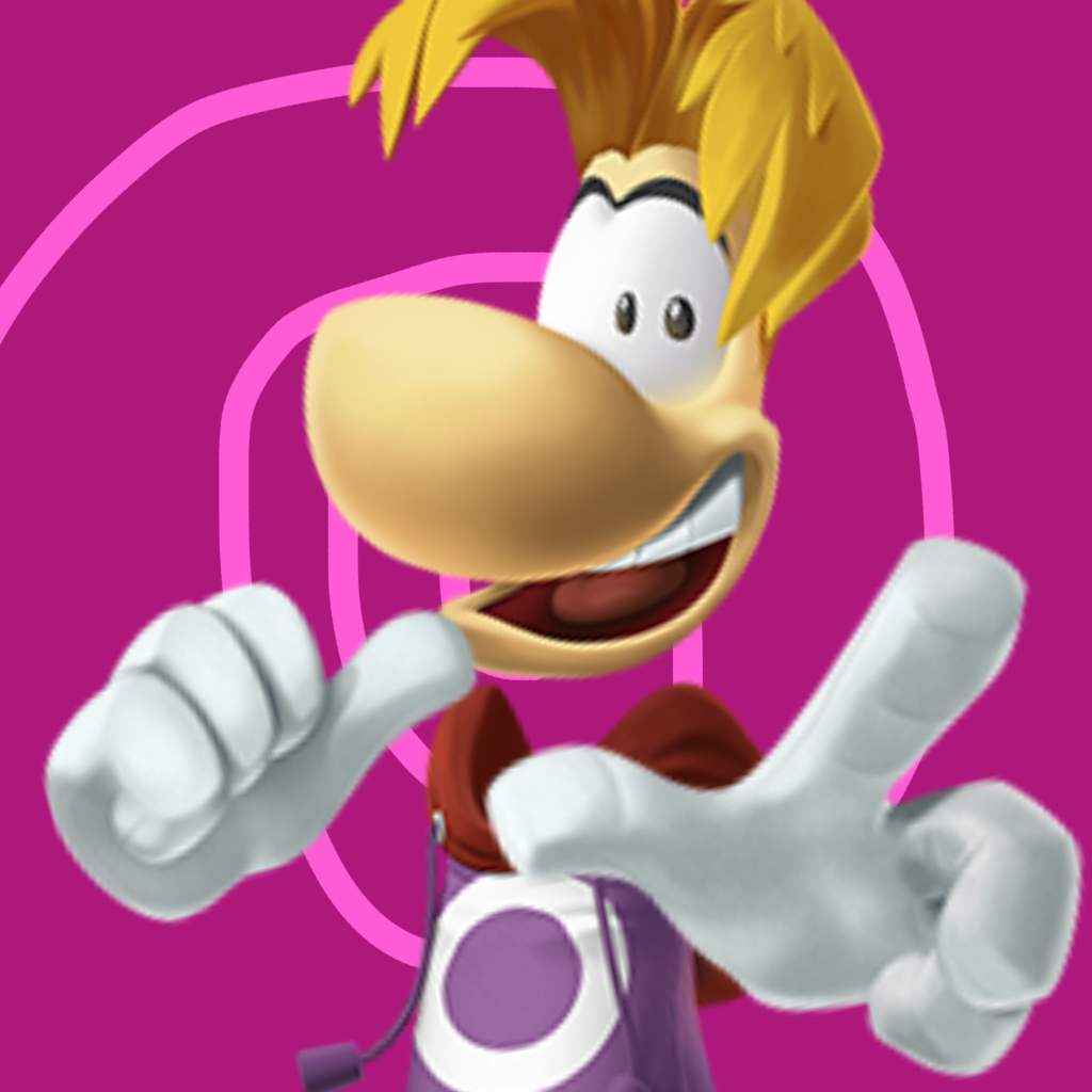 Classic Rayman app icon remake - ibisPaint