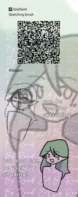 Brush for sketching also for shading! - ibisPaint