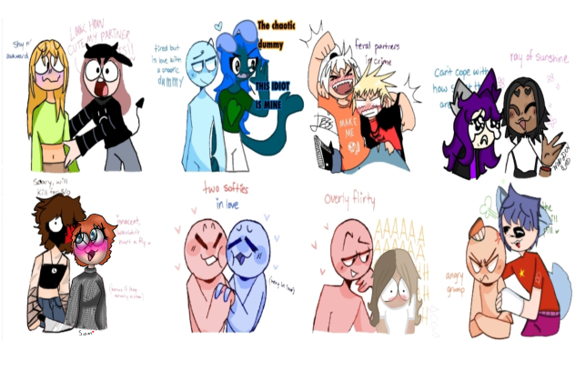 Cute couple collab 2 - ibisPaint