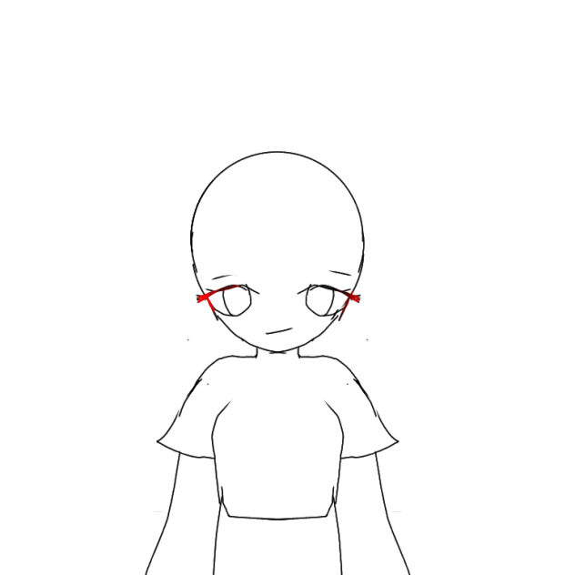 Free girl body base please credit me - ibisPaint