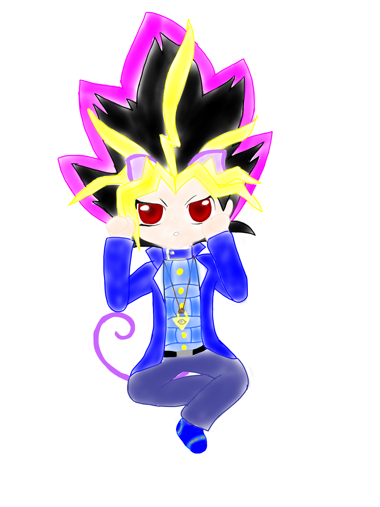 yami yugi cat - ibisPaint