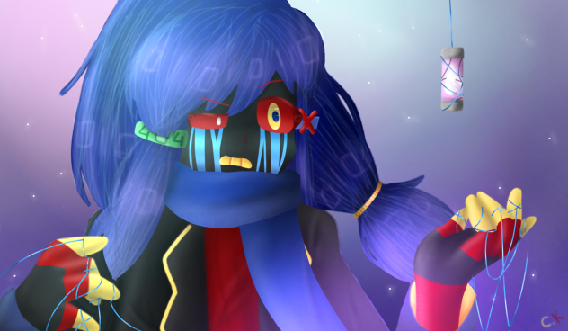 Redraw screenshot of Underverse - ibisPaint