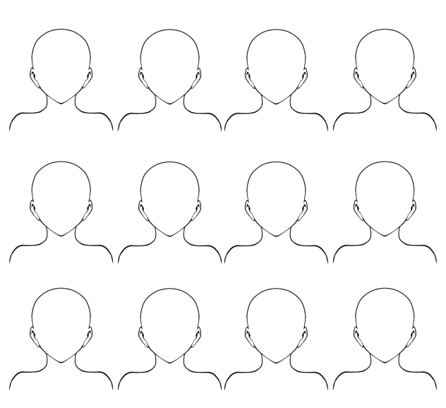 Empty Head Bases for Hair - ibisPaint