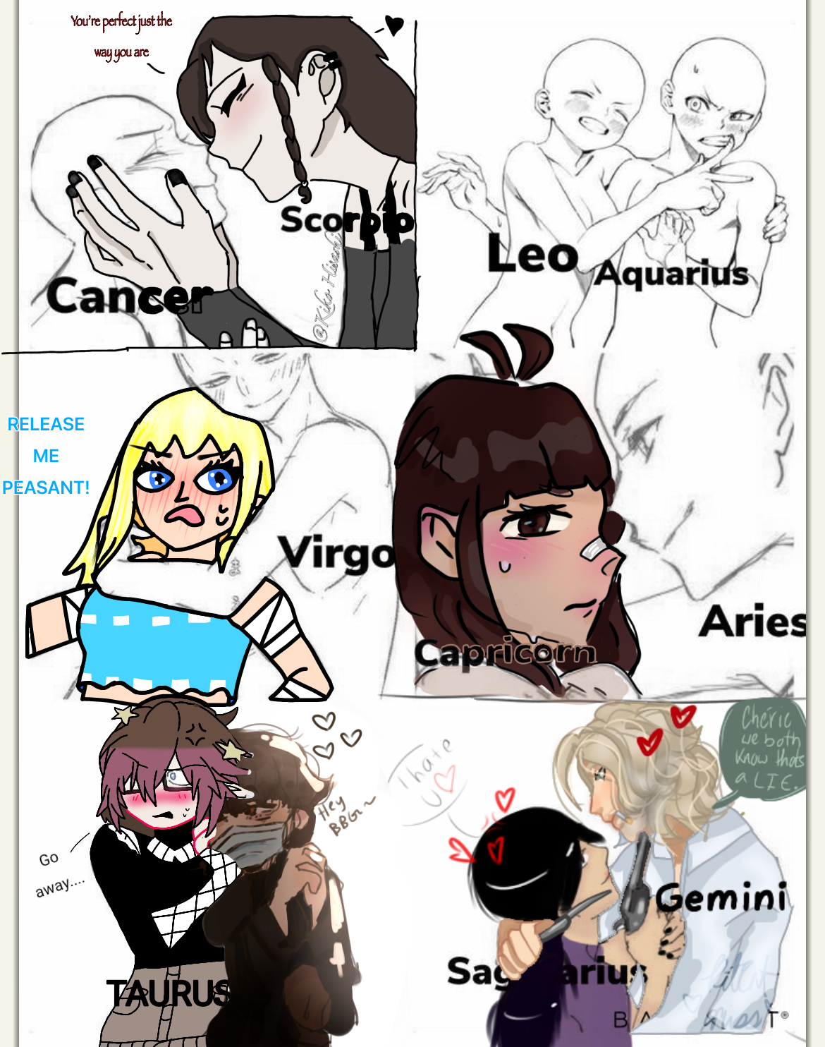 Zodiac Sign Collab - ibisPaint