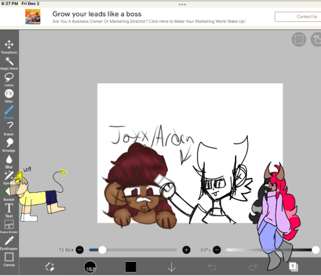 cursed collab - ibisPaint