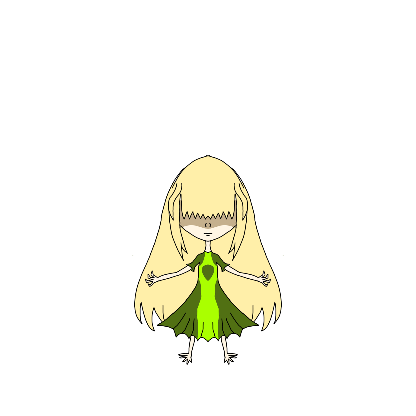 green girl - ibisPaint